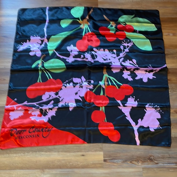 Accessories | Cherry Orchid Scarf Door County Wisconsin | Poshmark